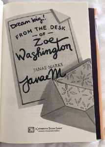 Janae Marks on From the Desk of Zoe Washington